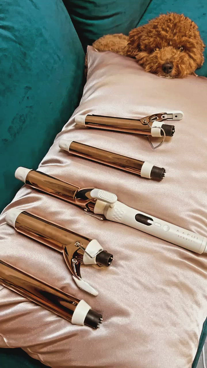 2-in-1 Titanium Clamp Curler – Aashi Beauty