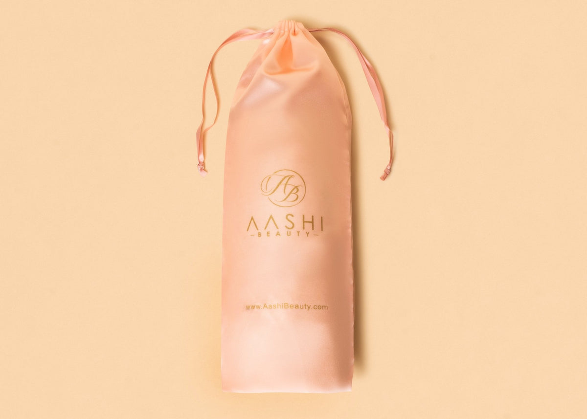 Pink Satin Dust Bag – Aashi Beauty